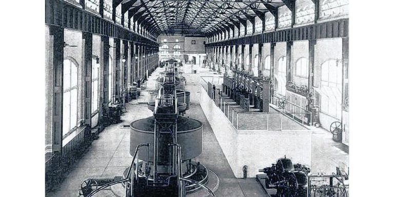 Vor 120 Jahren wurde das erste Groß-Wasserkraftwerk errichtet - VDI ...