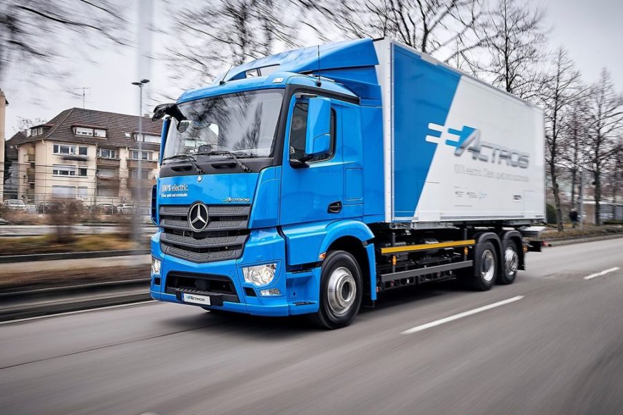 Elektrischer Lkw mit Anhänger startet Dauertest - VDI nachrichten