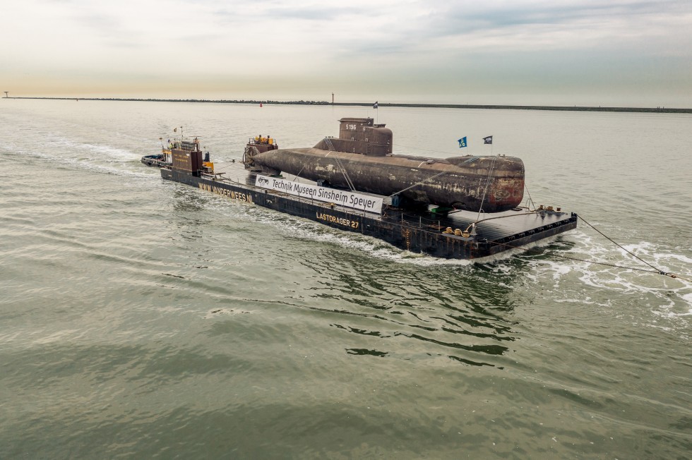 U-Boot-Sichtung auf dem Rhein