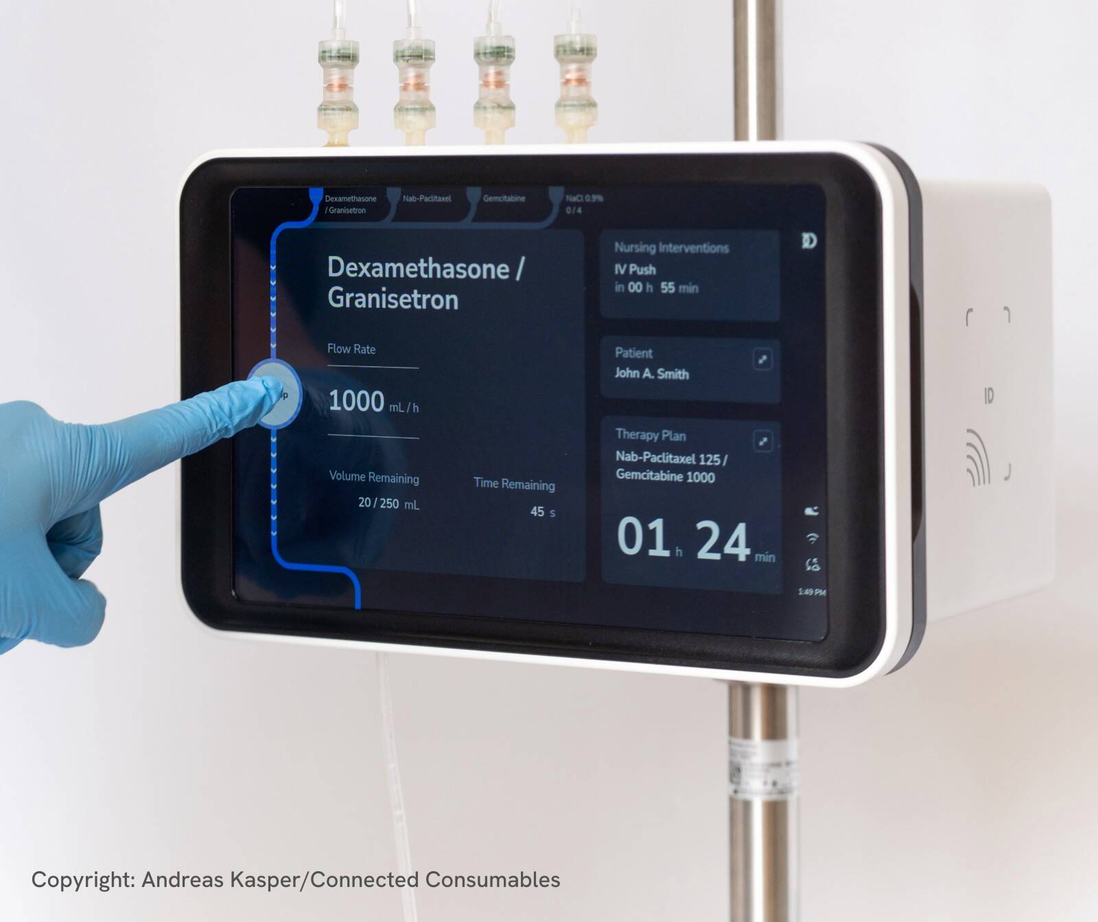 Vernetztes Infusionssystem soll Chemotherapie retten